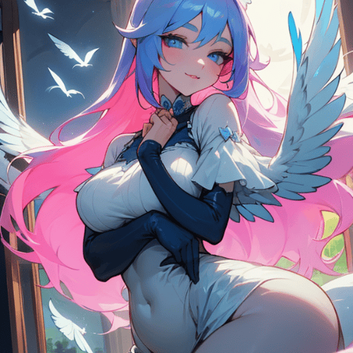 AI Bird Girl Companion | Flutterby's Whimsical Photo Chats | MyShell AI