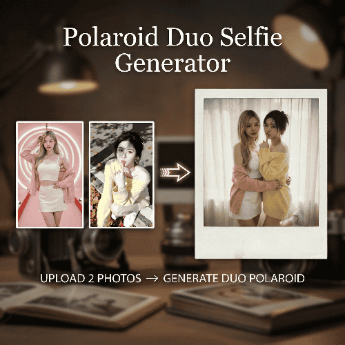 AI ART GALLERY for Polaroid Duo Selfie | MyShell AI