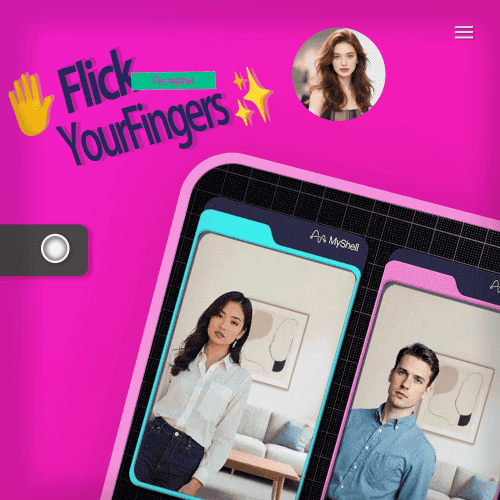 Flick Your Fingers Interactive AI Effect | MyShell AI