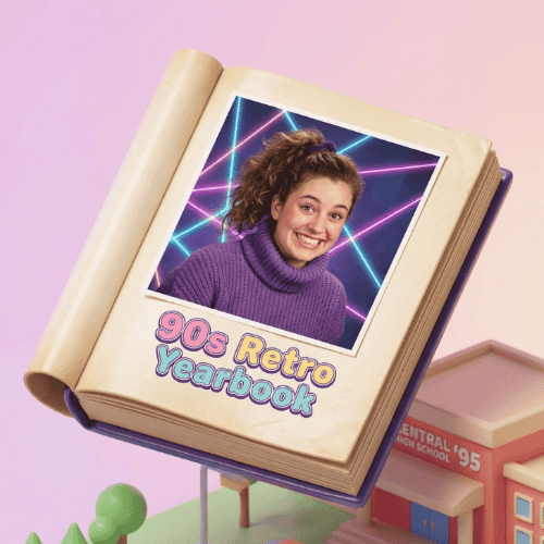 90s Retro Yearbook
