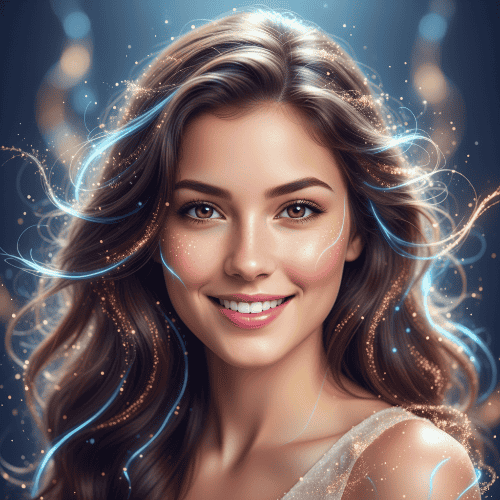 AuraFlow | Create Stunning Particle Portraits | Unleash Your Radiance