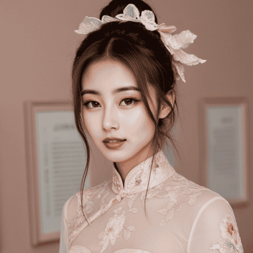 Kai Wing-Pink Porcelain Artwork | AI Image Generator | MyShell AI