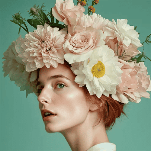 AI Portrait Generator - Floral Style: Transform Photos into Floral ...