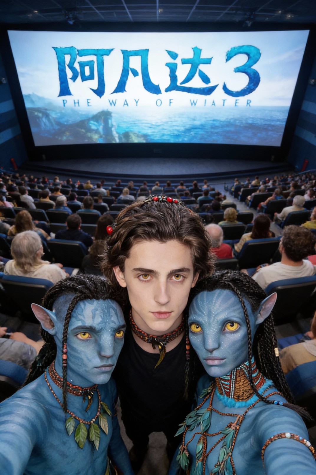 Let's take a photo with Avatar together.