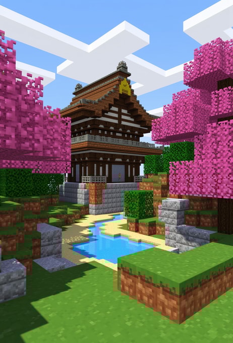 User-Generated AI Image: “Minecraft”Filter