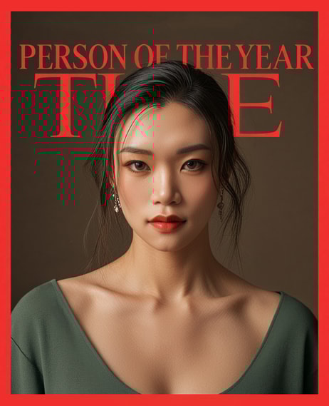 User-Generated AI Image: Time Magazine Cover Maker