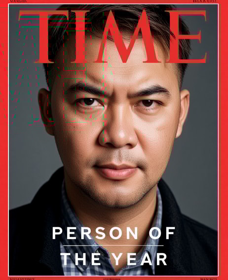 User-Generated AI Image: Time Magazine Cover Maker