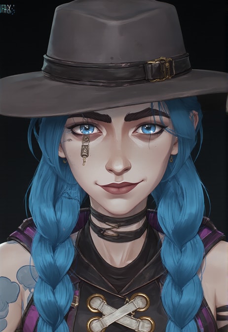User-Generated AI Image: Jinx Filter