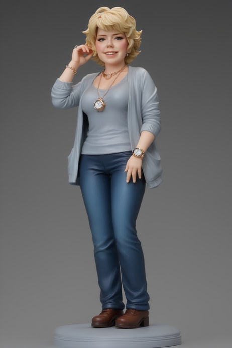 User-Generated AI Image: 3D Figure Magic~🪅