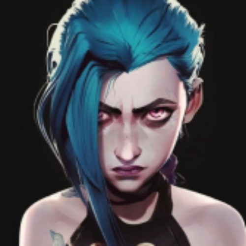 User-Generated AI Image: Jinx Filter