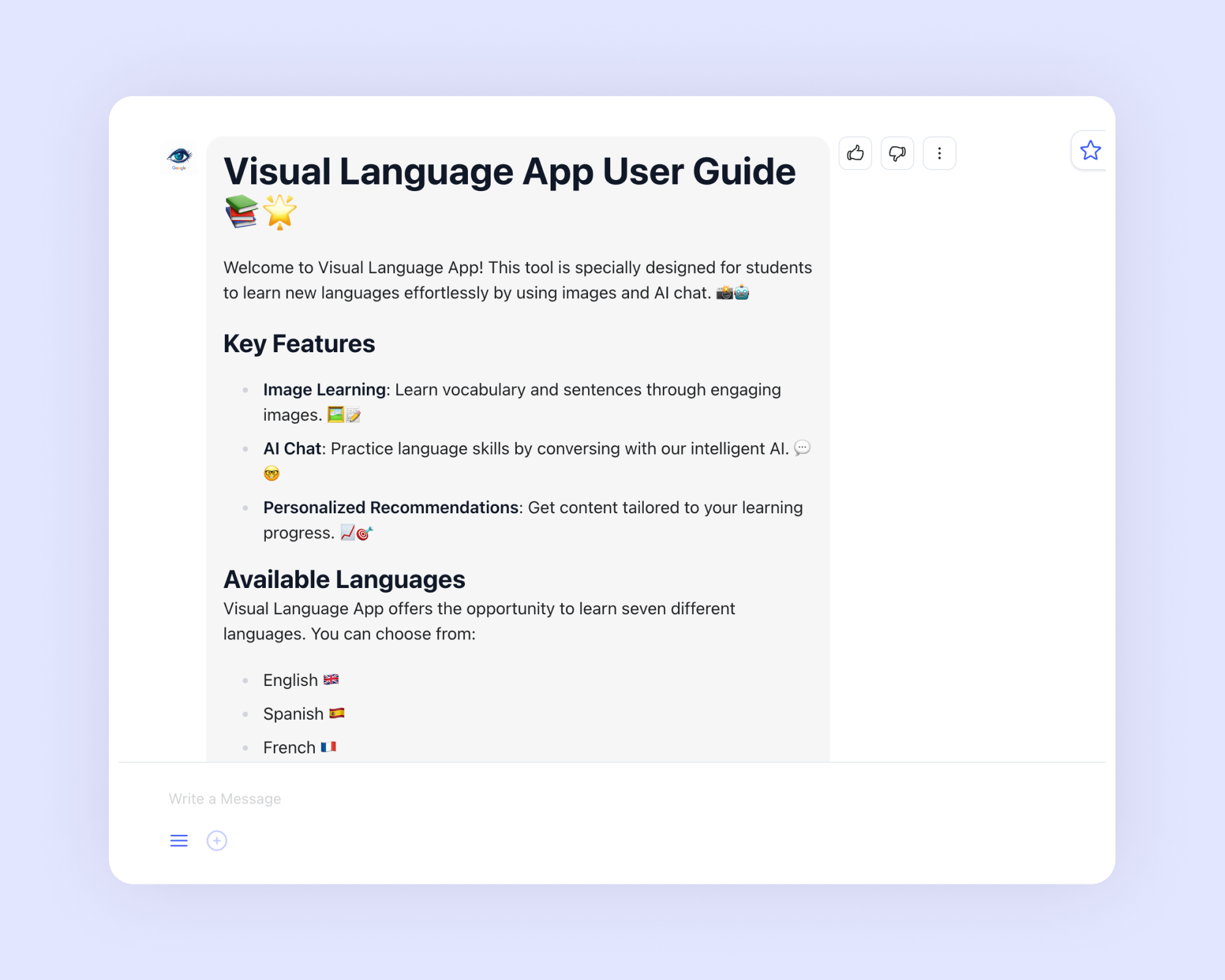 Visual Language App: Fun Engaging Language Learning