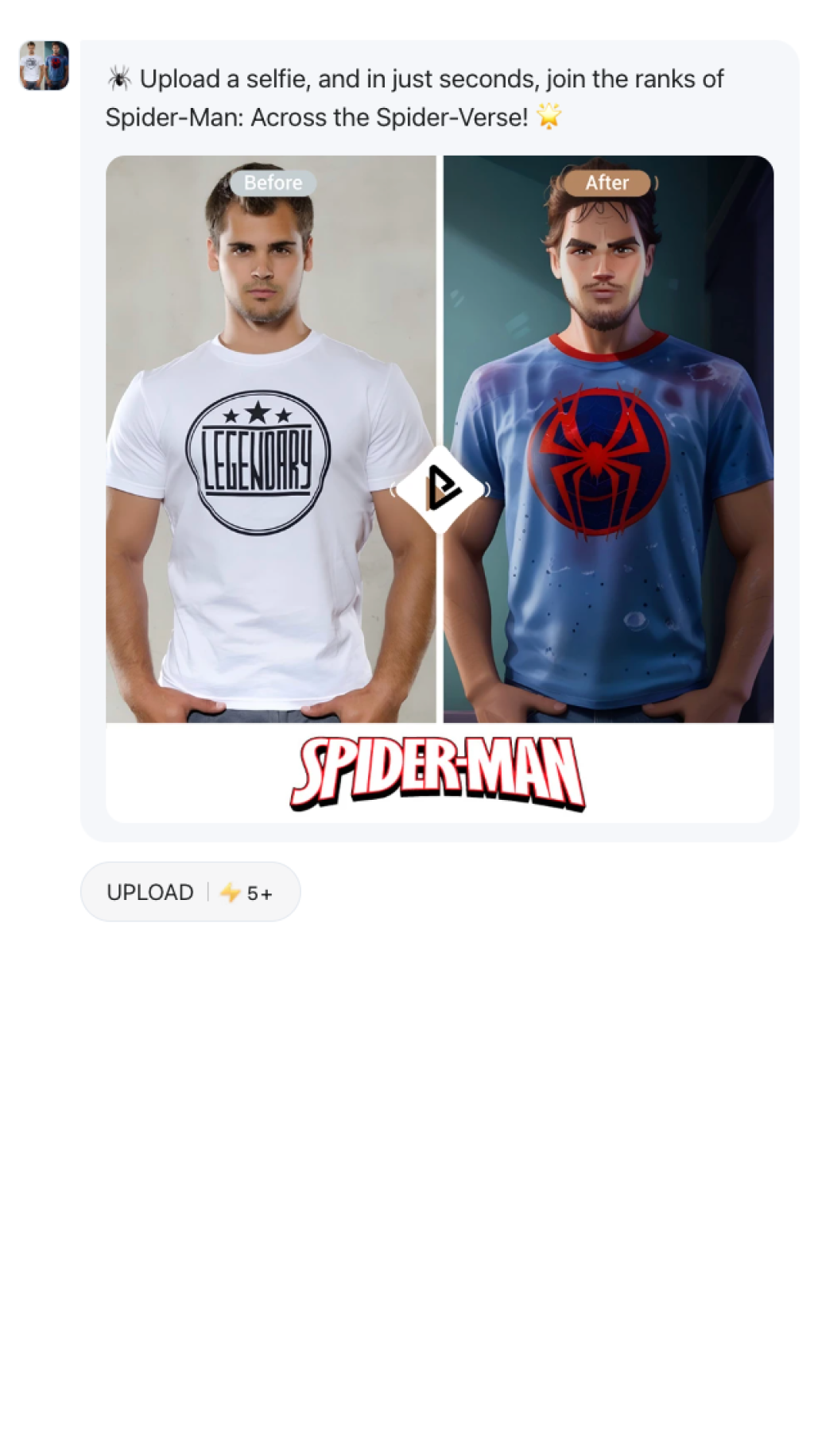 Spiderverse Filter: Transform Into a Spider-Hero with AI