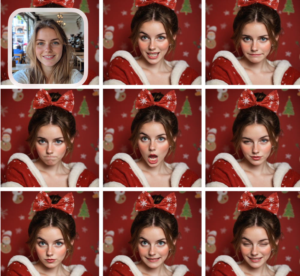 Christmas Nine Palace: Create Stunning 9-Grid Holiday Photo Collages