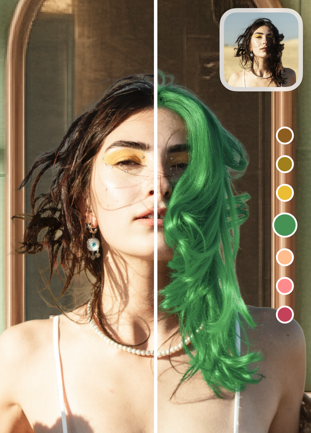 Shuffle Hair Color: Transform Your Hair Color Instantly with AI