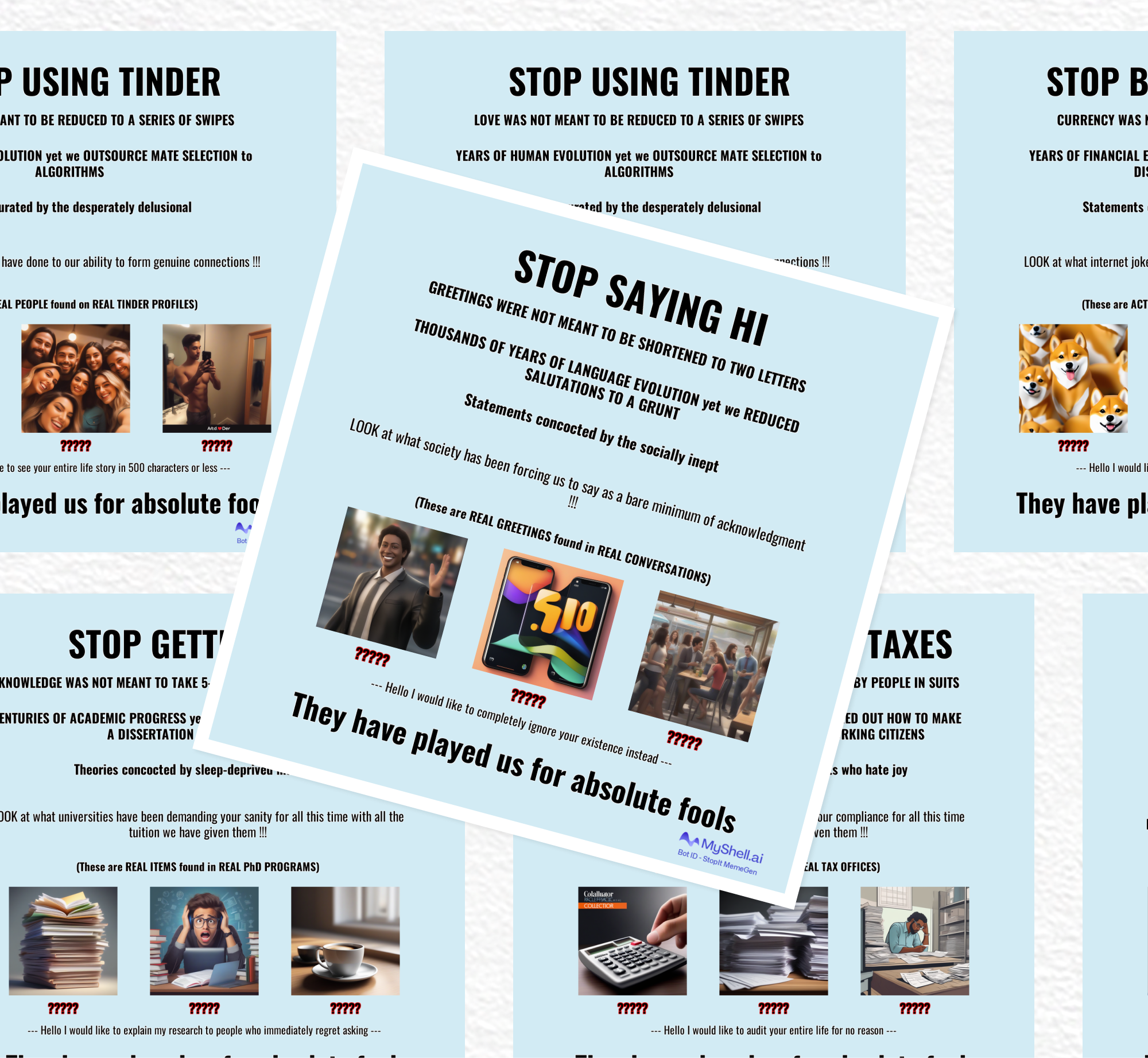 Wojak Style Meme Generator