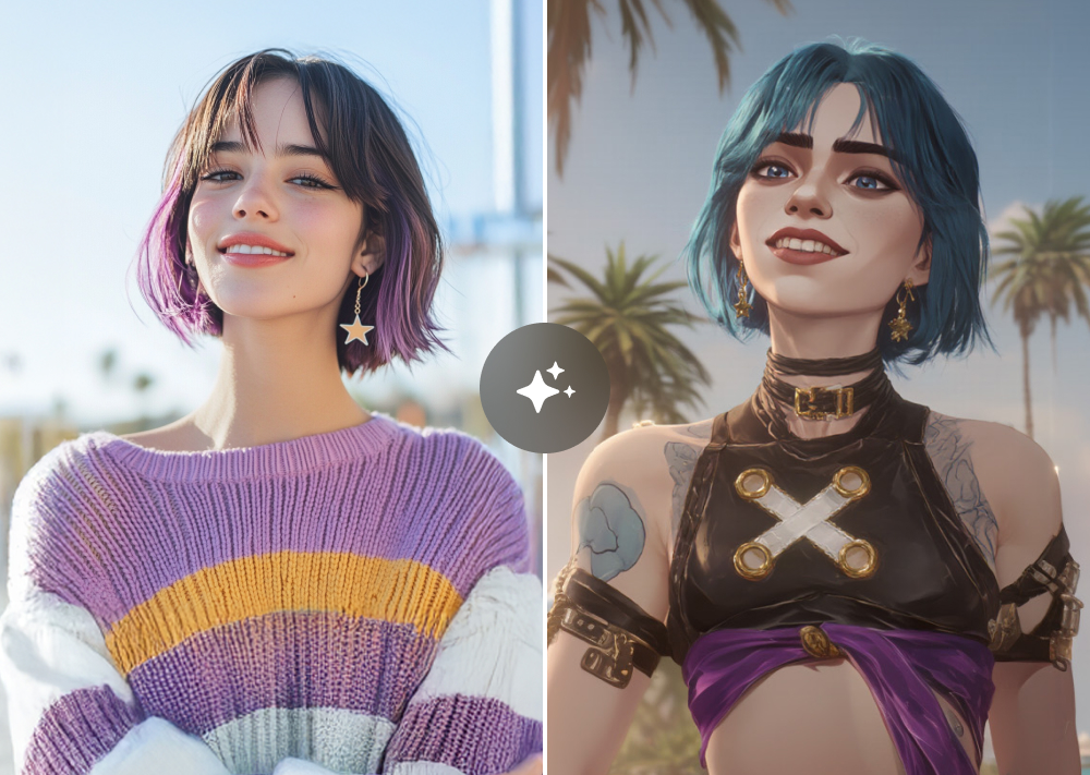Jinx Filter: Express Your Wild Side with a Bold Transformation